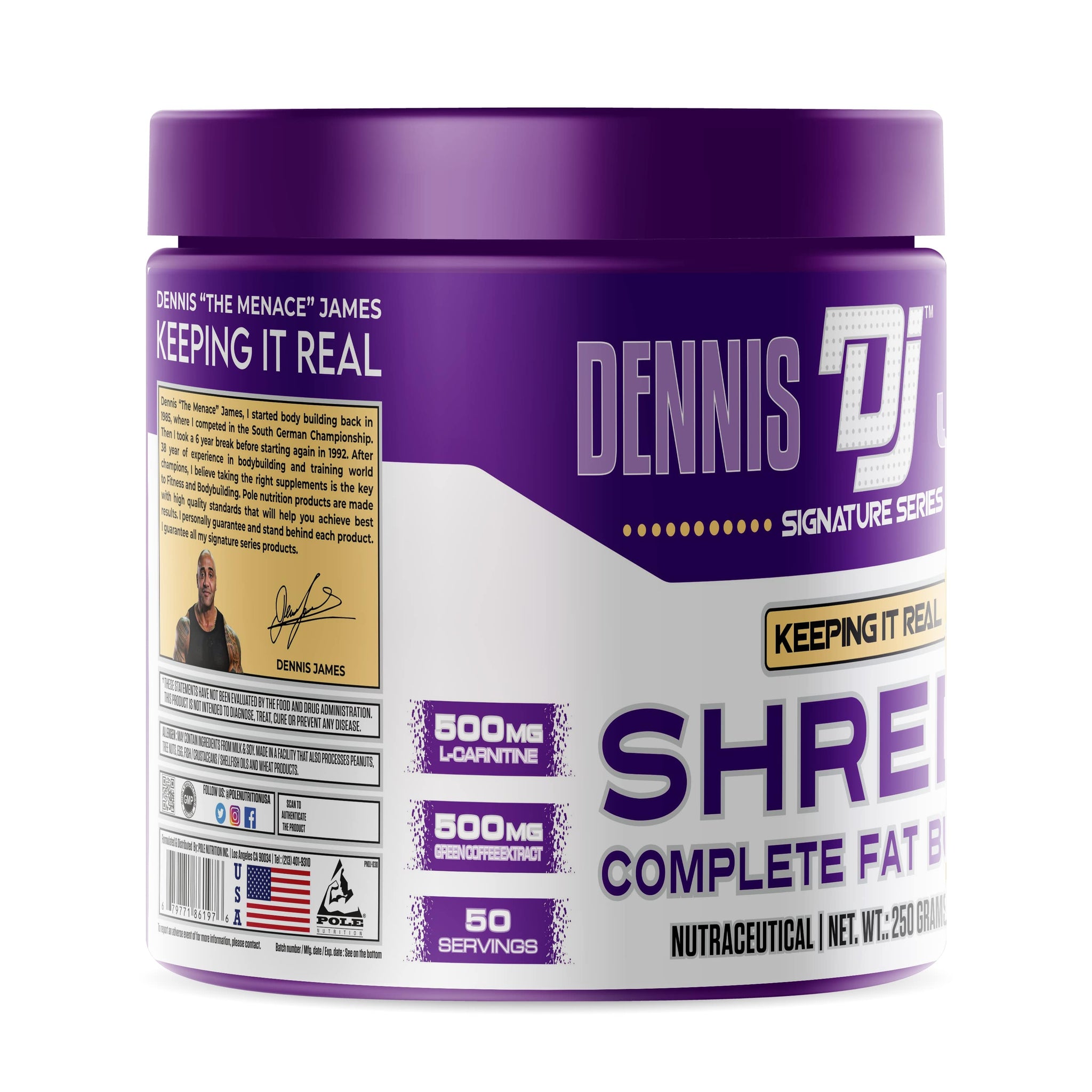 Dennis James Signature Series Shreds Complete Fat Burning – POLE ...