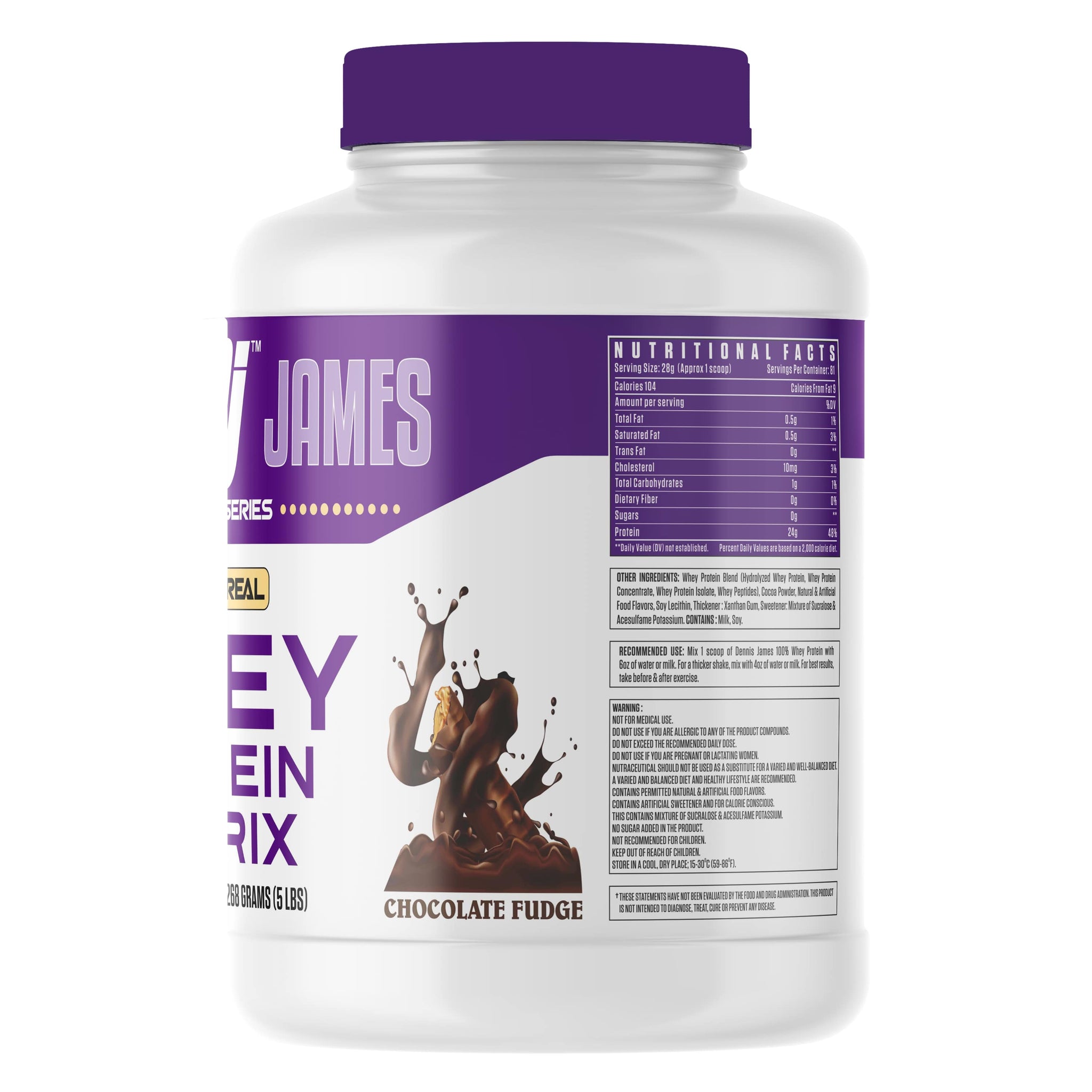 Dennis James Signature Series Whey Protein Matrix – POLE & DENNIS JAMES