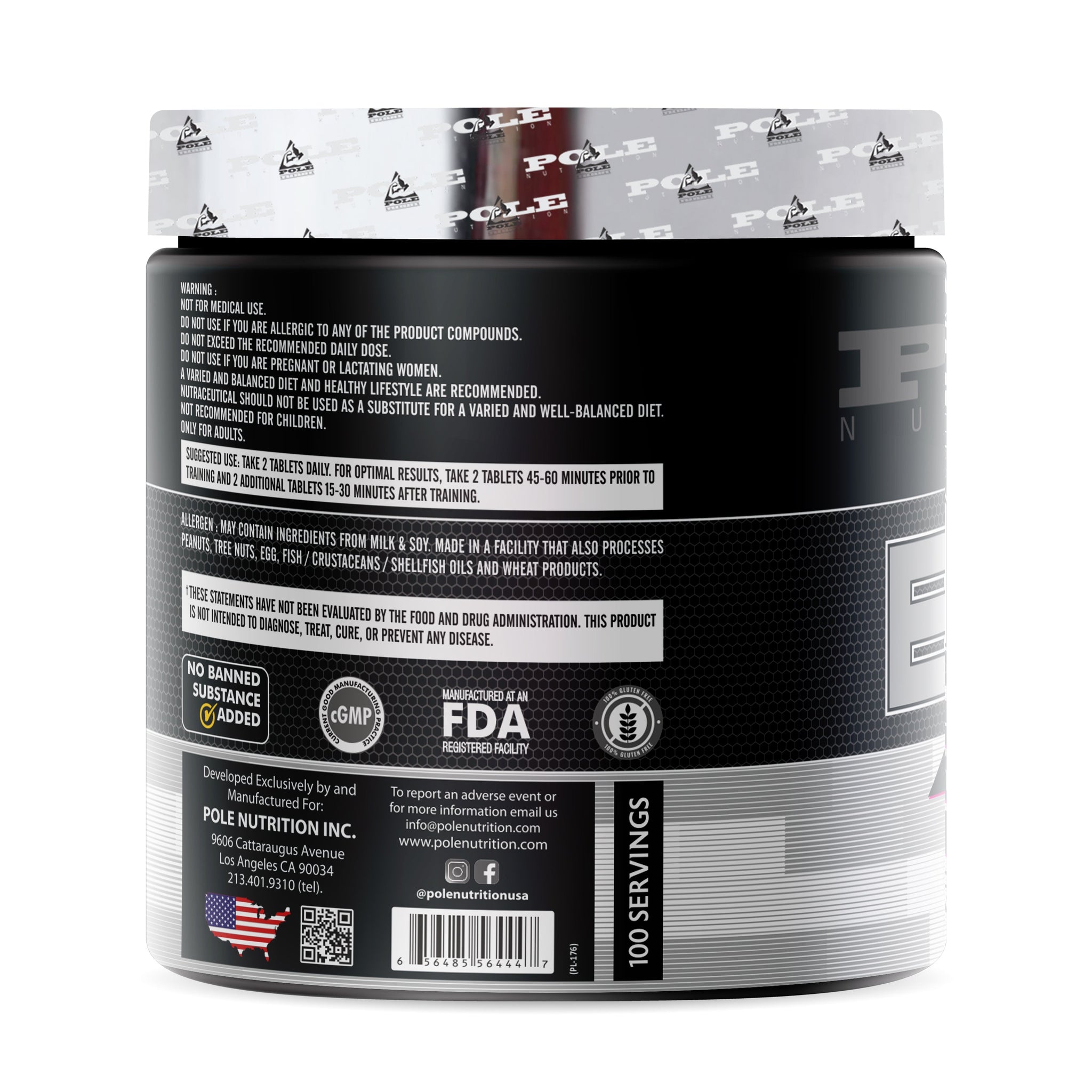 BCAA 200 Tablets – POLE & DENNIS JAMES