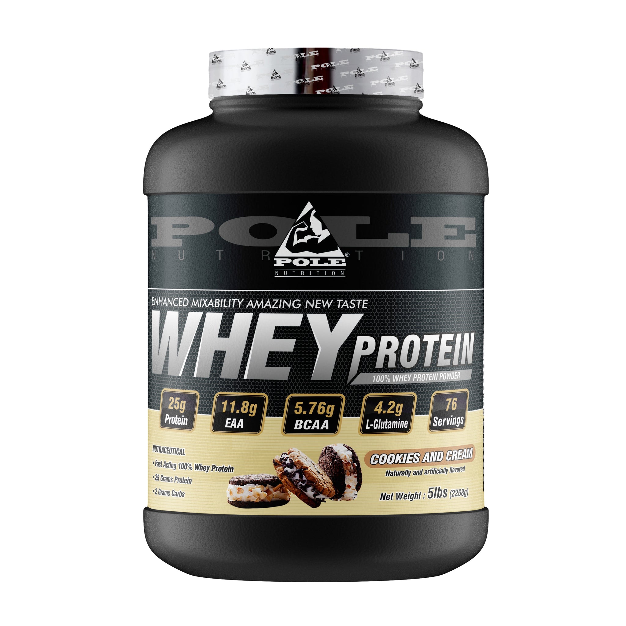 100% Whey Protein Powder 5Lbs – POLE & DENNIS JAMES