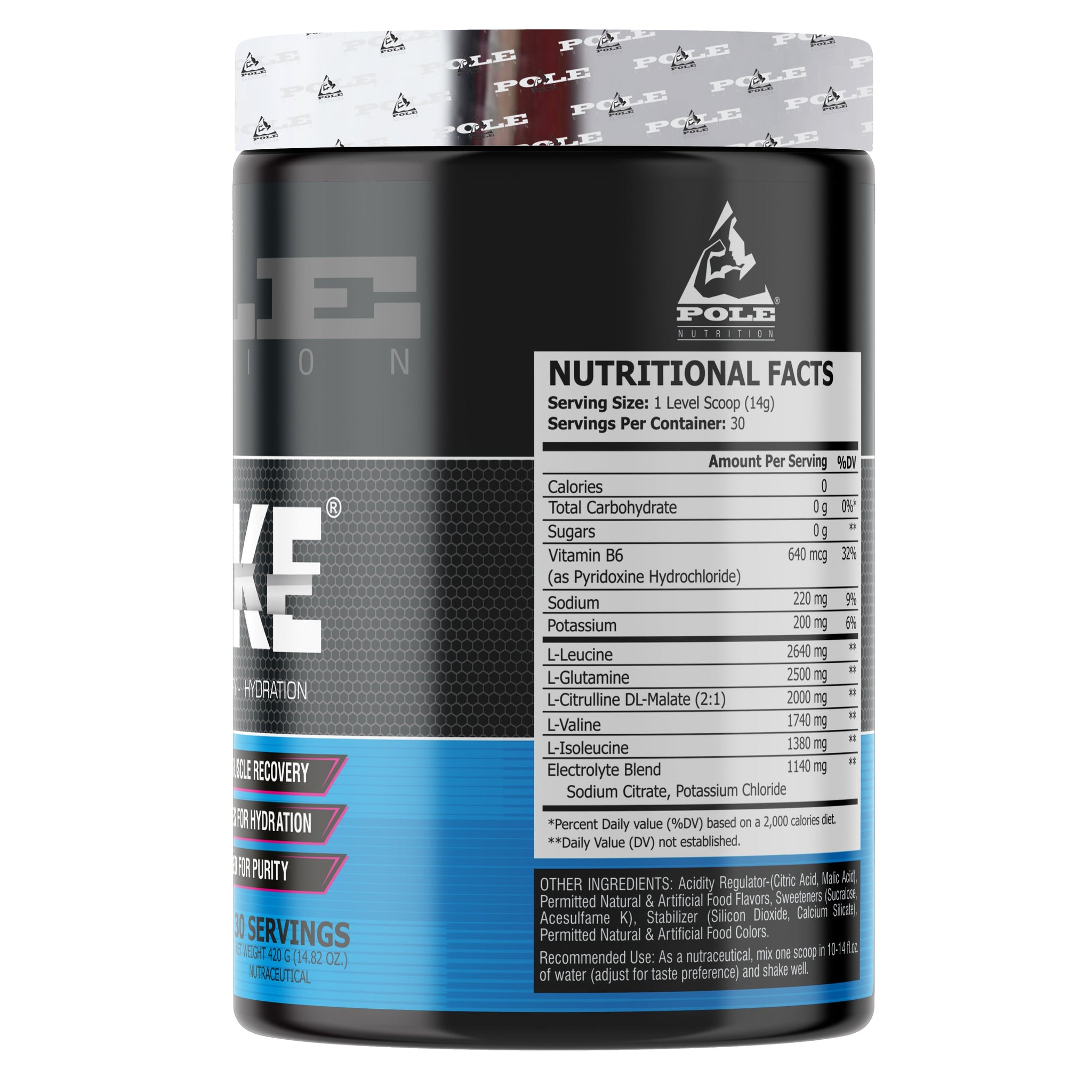 BCAA STROKE , 30 Servings – POLE & DENNIS JAMES